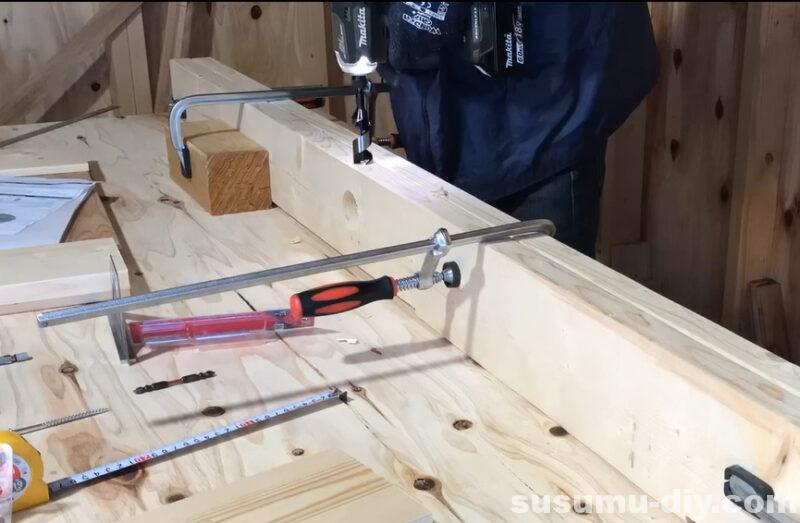 【ひとりde小屋づくり】＃12 木製ドア（扉）をツーバイ材・杉板・アクリル板・レバーハンドルで作る ～すすむDIY - susumu-DIY